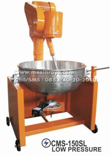 Memasak Adonan Kental Lebih Mudah dengan Tilting Cooking Mixer - Mesin Raya