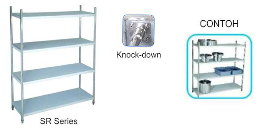 Rak Susun yang cocok untuk digunakan pada Dapur Restoran - Mesin Raya