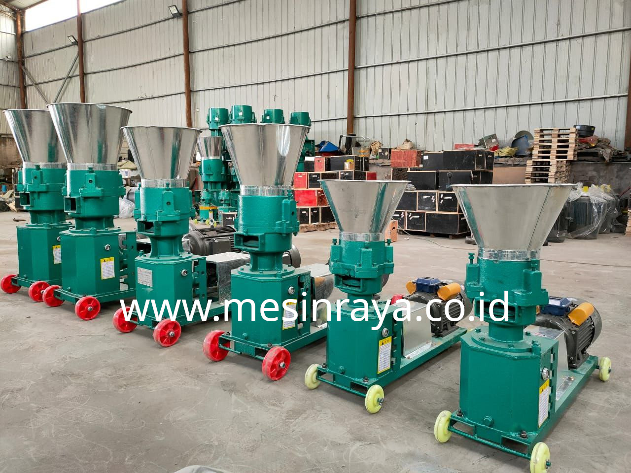 Mesin Pembuat Pelet Sekam Padi Kapasitas Besar - Mesin Raya