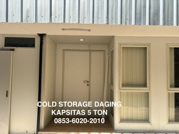 Harga dan Spesifikasi Cold Storage Daging Kapasitas 5 Ton - Mesin Raya