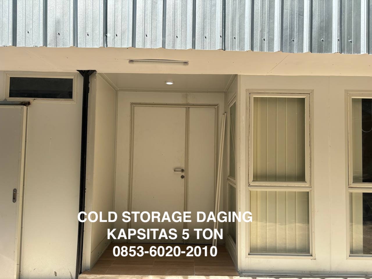 Harga dan Spesifikasi Cold Storage Daging Kapasitas 5 Ton - Mesin Raya